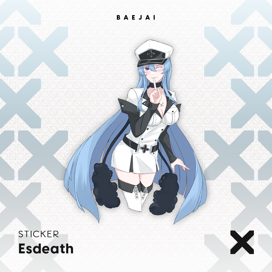 Esdeath Sticker– Baejai
