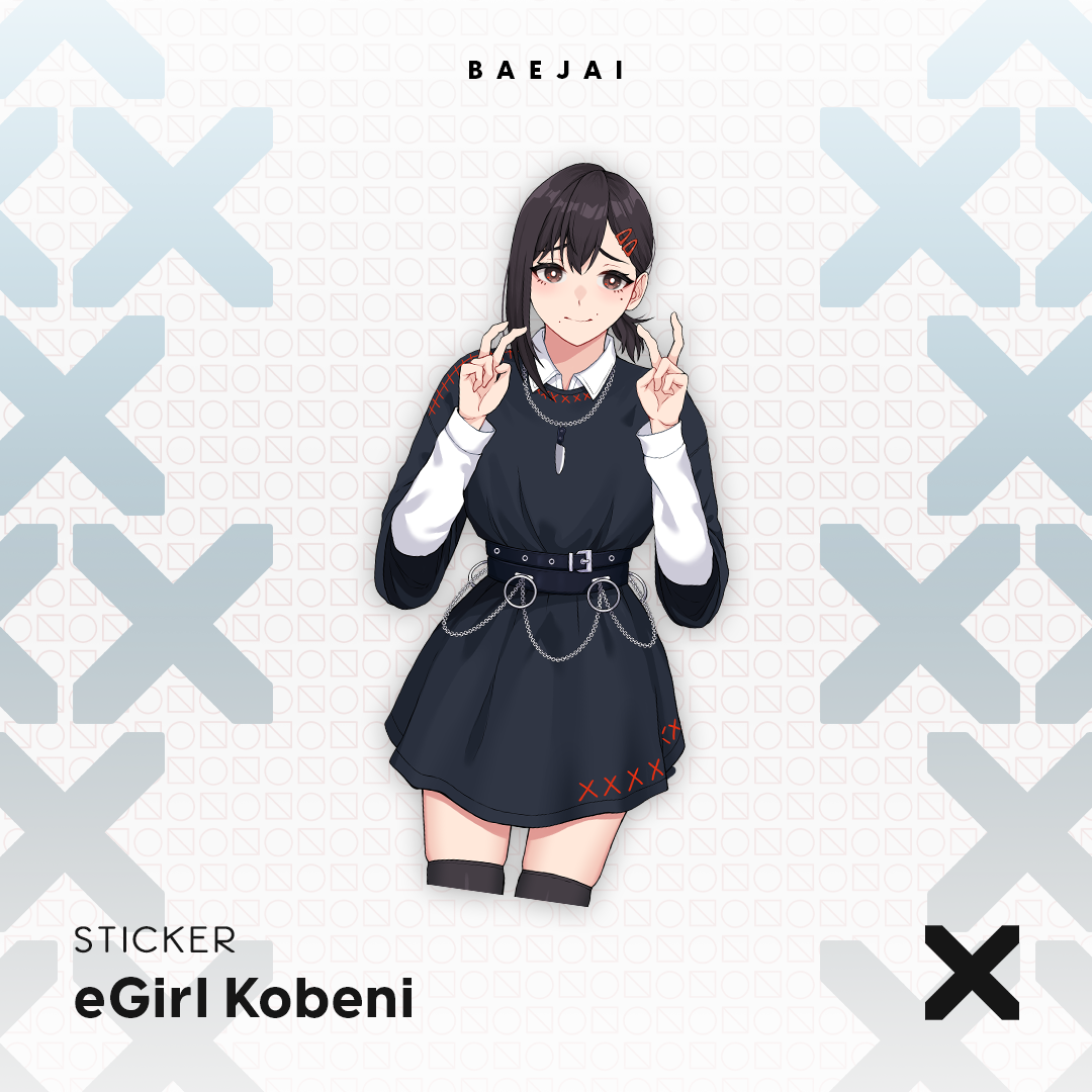 eGirl Kobeni Sticker– Baejai