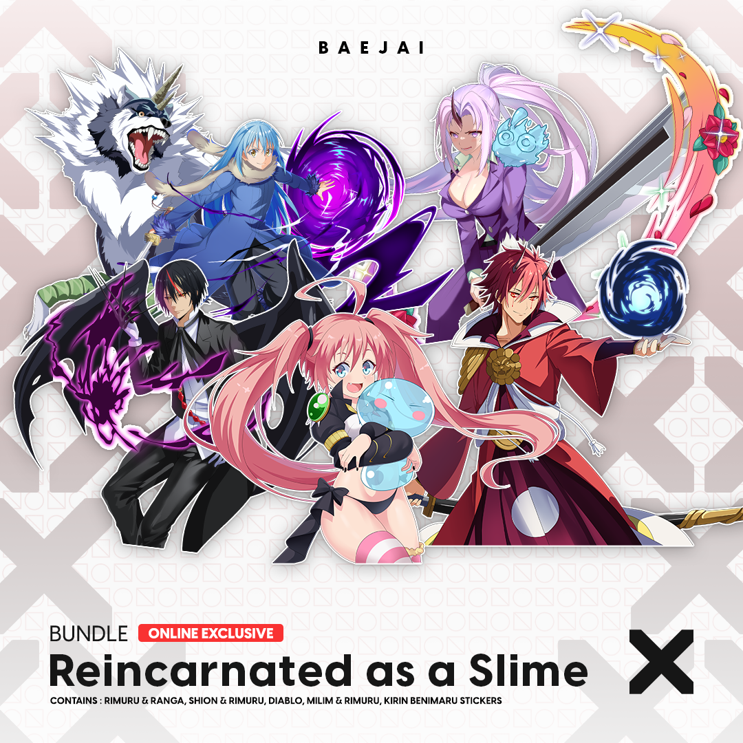Reincarnated as a Slime Sticker Bundle [Online Exclusive]– Baejai