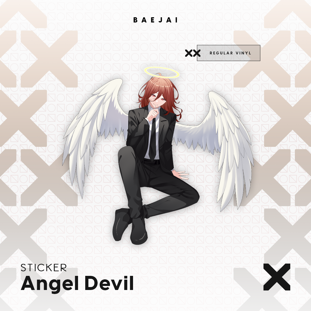 Angel Devil Sticker– Baejai