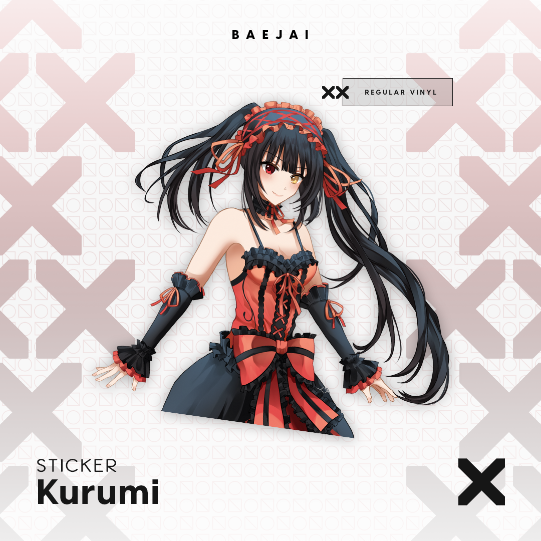 Kurumi Tokisaki Sticker– Baejai
