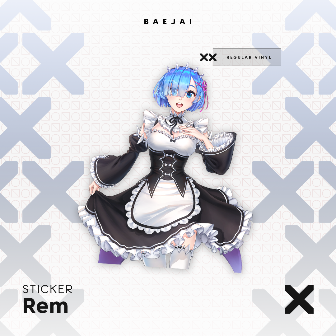 Re:Zero Rem Sticker– Baejai